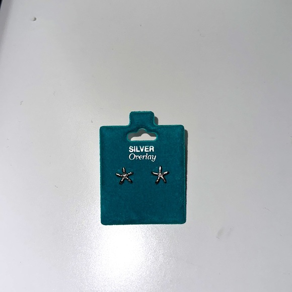 Jewelry | Brand New Starfish Silver Overlay Earrings | Poshmark